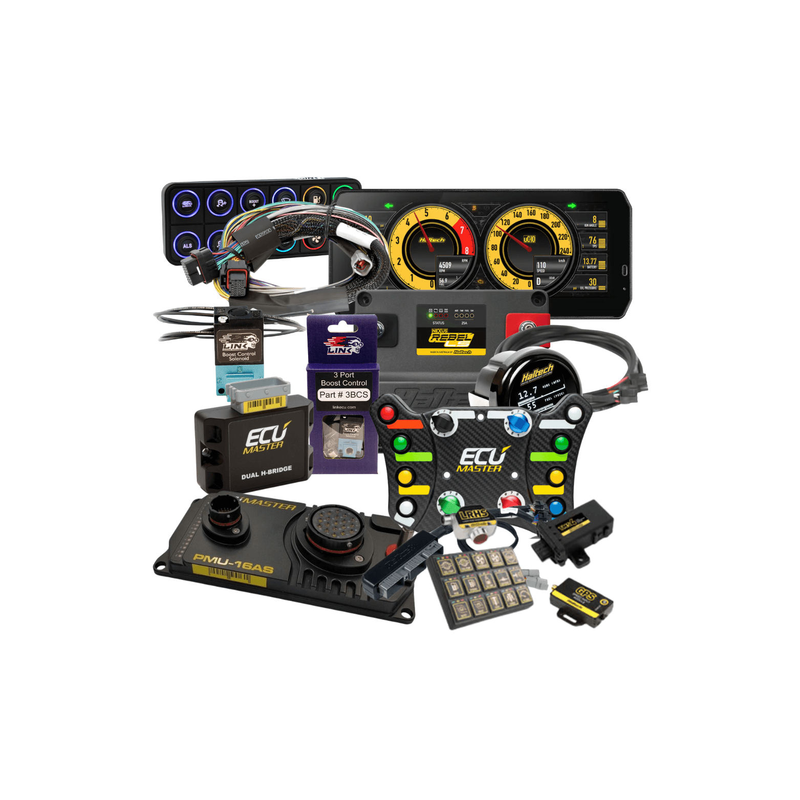 ECU Accessories | PDM's Dash Displays, Data Loggers, Sensors & More ...