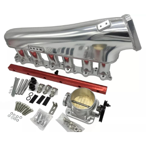 CDM Toyota 2JZ-GTE / 2JZ-GE Intake manifold plenum with throttle body ...